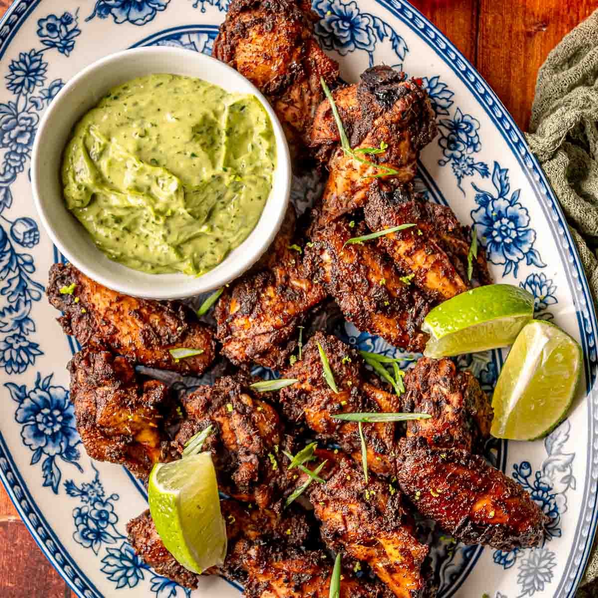 Smoked Jerk Chicken Wings (Electric Smoker Recipe) – Smoke on the Hill